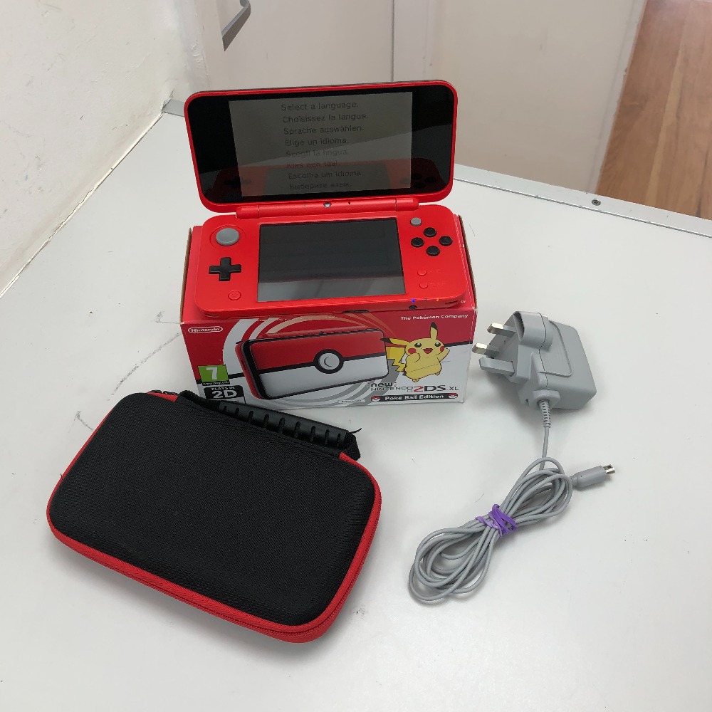Pre-owned Nintendo 2DS XL Pokémon Pokeball Edition Handheld Console ...